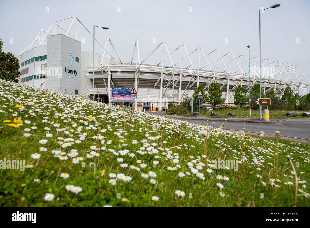 Exterior - Liberty Stadium , venue for football and professional rugby ...