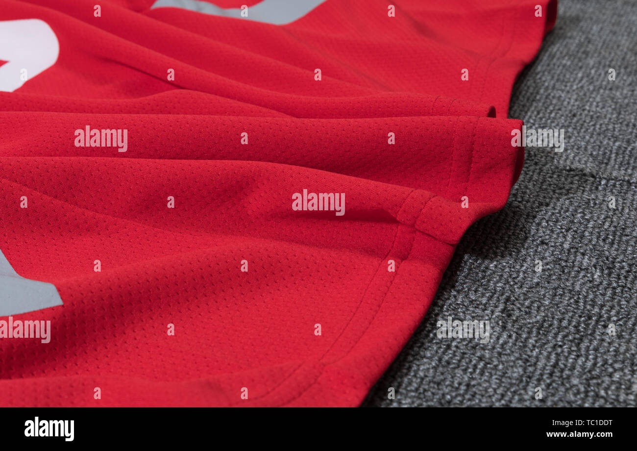 Red clothes cloth tiling illustration Stock Photo - Alamy