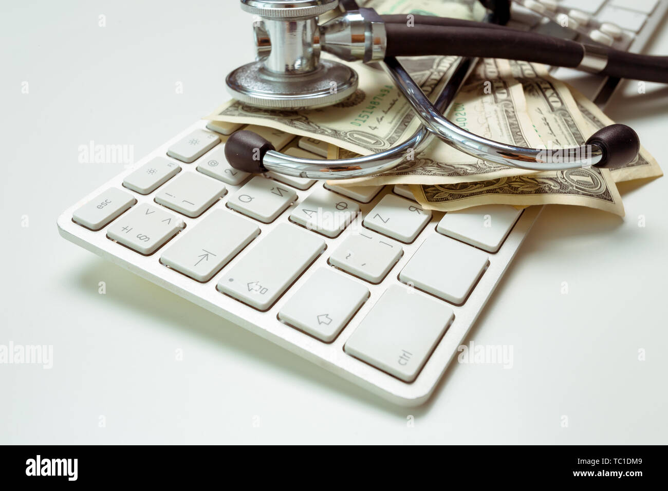 doctor workplace with a stethoscope Stock Photo - Alamy