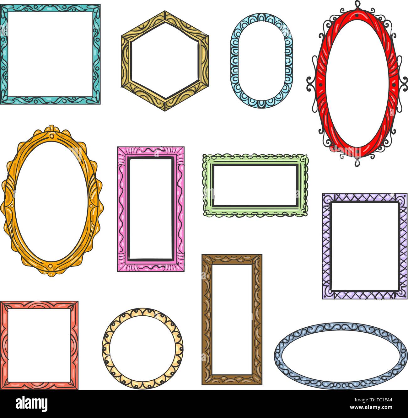 Printed photograph Stock Vector Images - Alamy