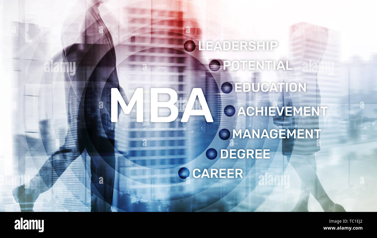 MBA - Master of business administration, e-learning, education and ...