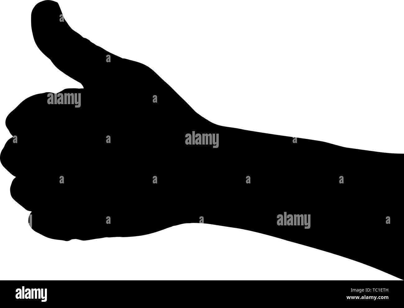 Thumps up sign Stock Vector Images - Alamy