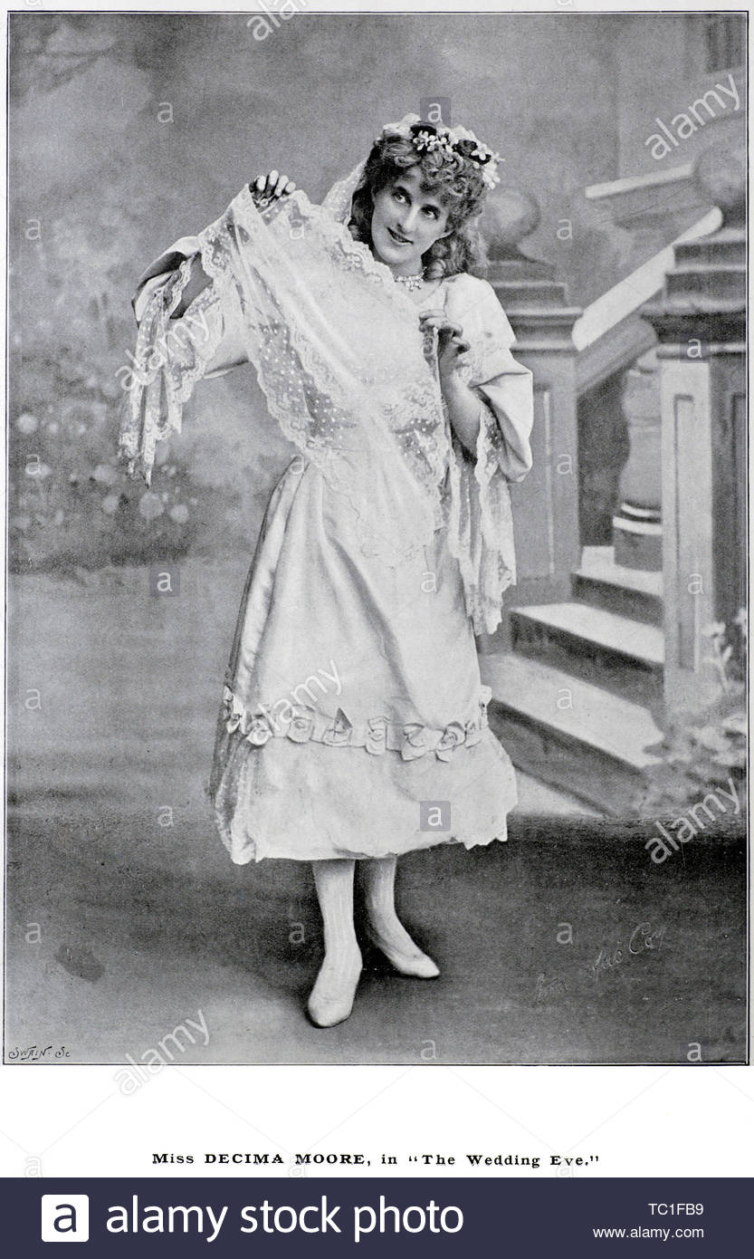 Miss Decima Moore portrait, 1871 – 1964, was an English singer and ...