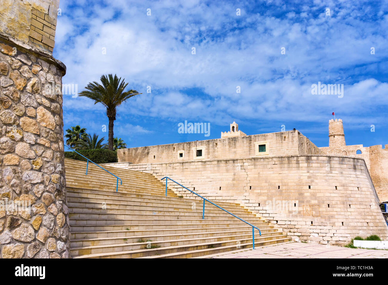 Facade of the Ribat in Monastir, Tunisia Stock Photo - Alamy
