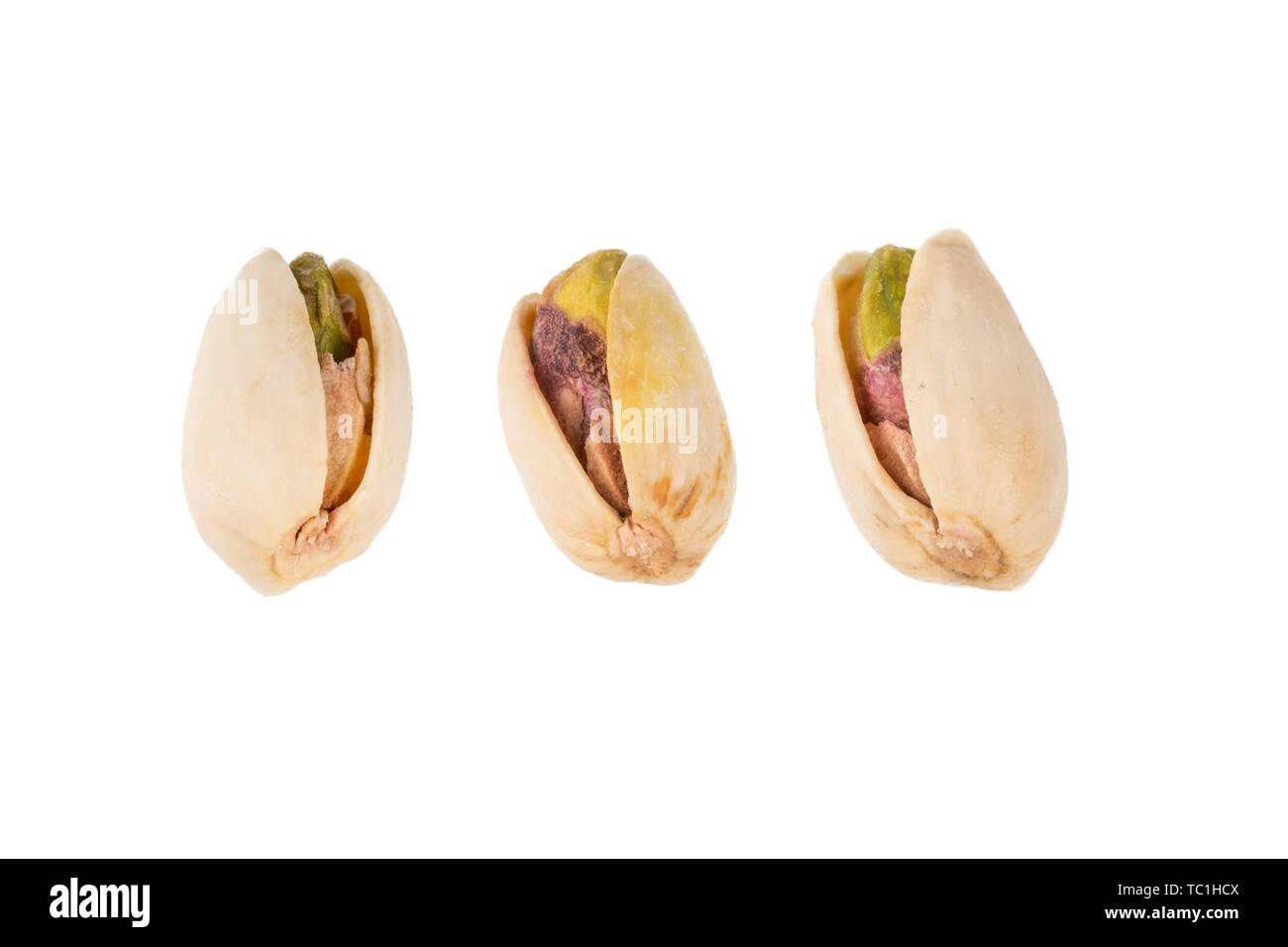 Micro lens of three pistachios Stock Photo - Alamy