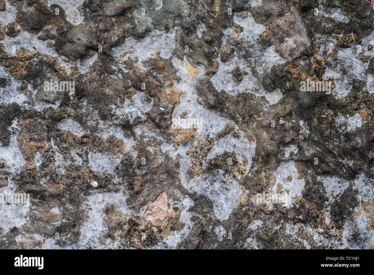 Aged stone wall surface texture Stock Photo - Alamy