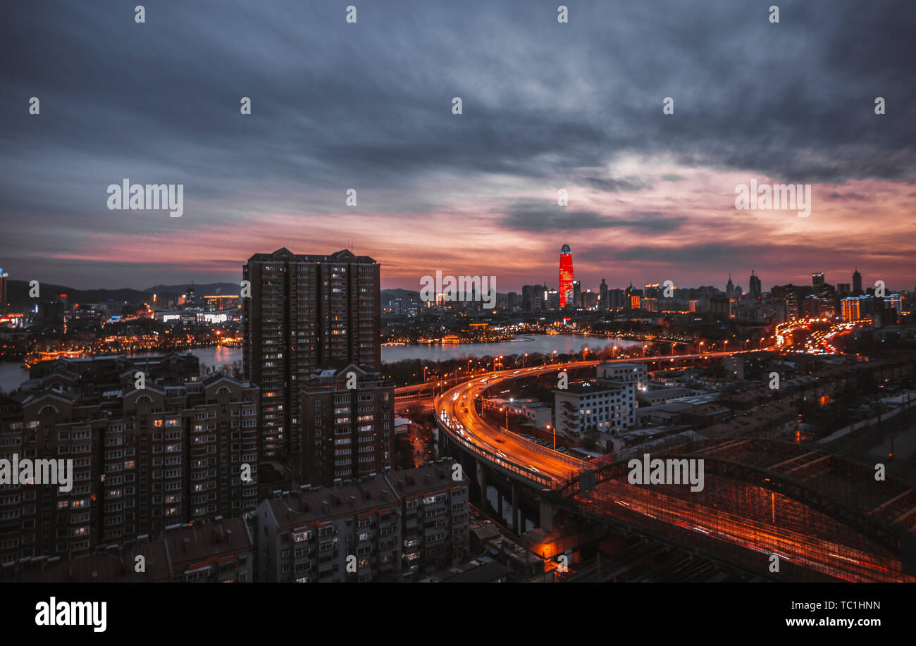 city, dusk, downtown, cityscape, tourism, skyline, traffic, city ...