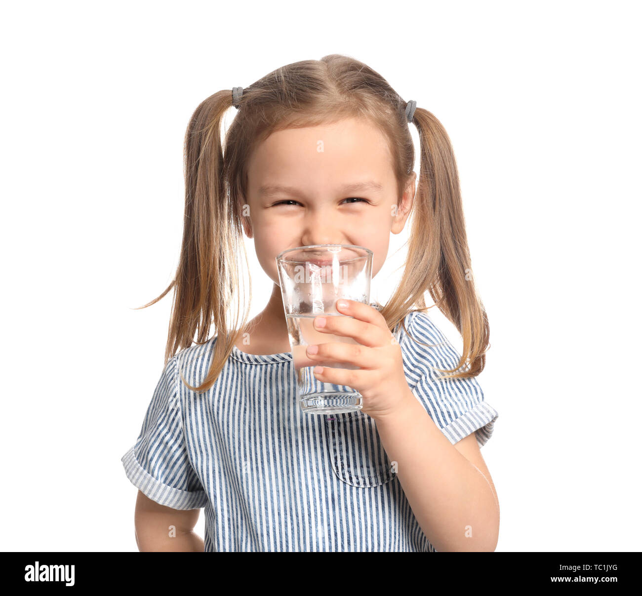 Cute Kids Drinking Water
