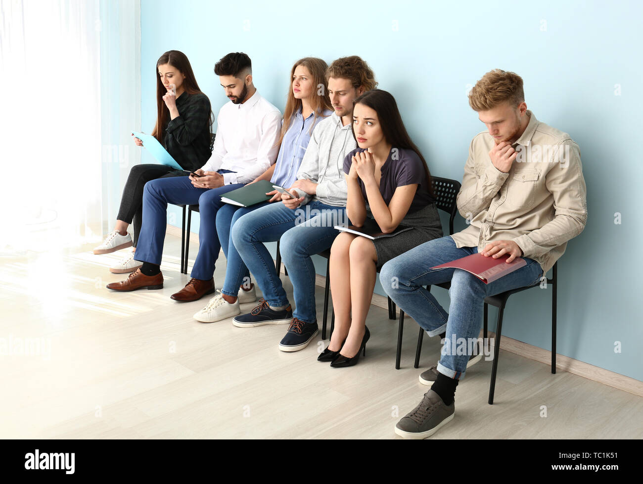 Employee interview nervous future hi-res stock photography and images ...