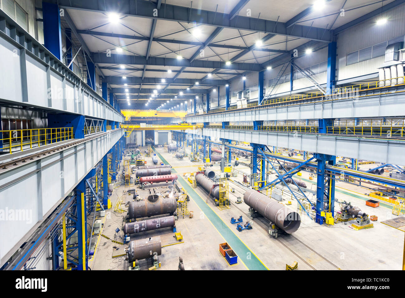 Interior of factory workshop Stock Photo - Alamy
