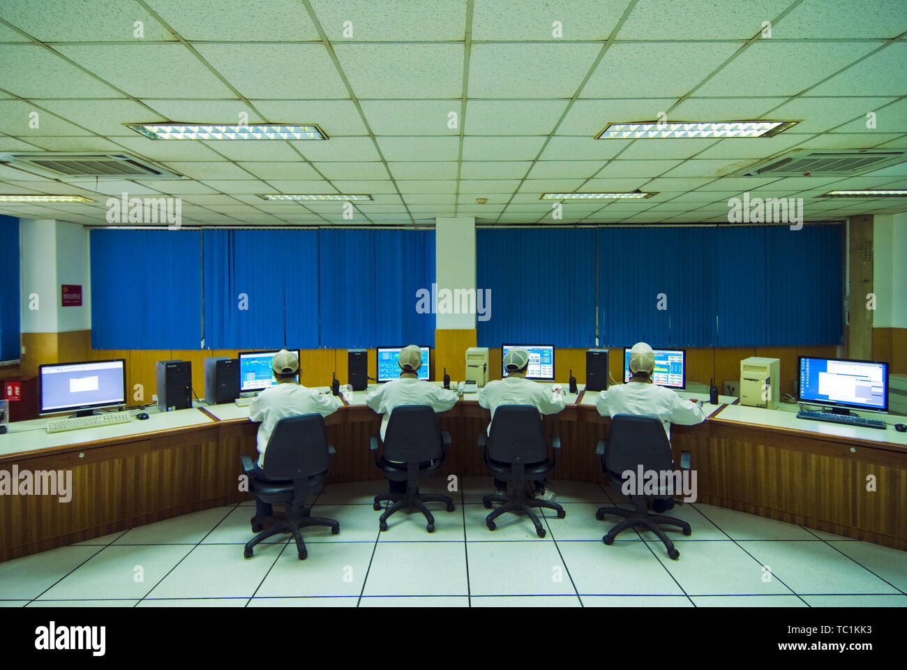 Large factories produce assembly line consoles Stock Photo - Alamy