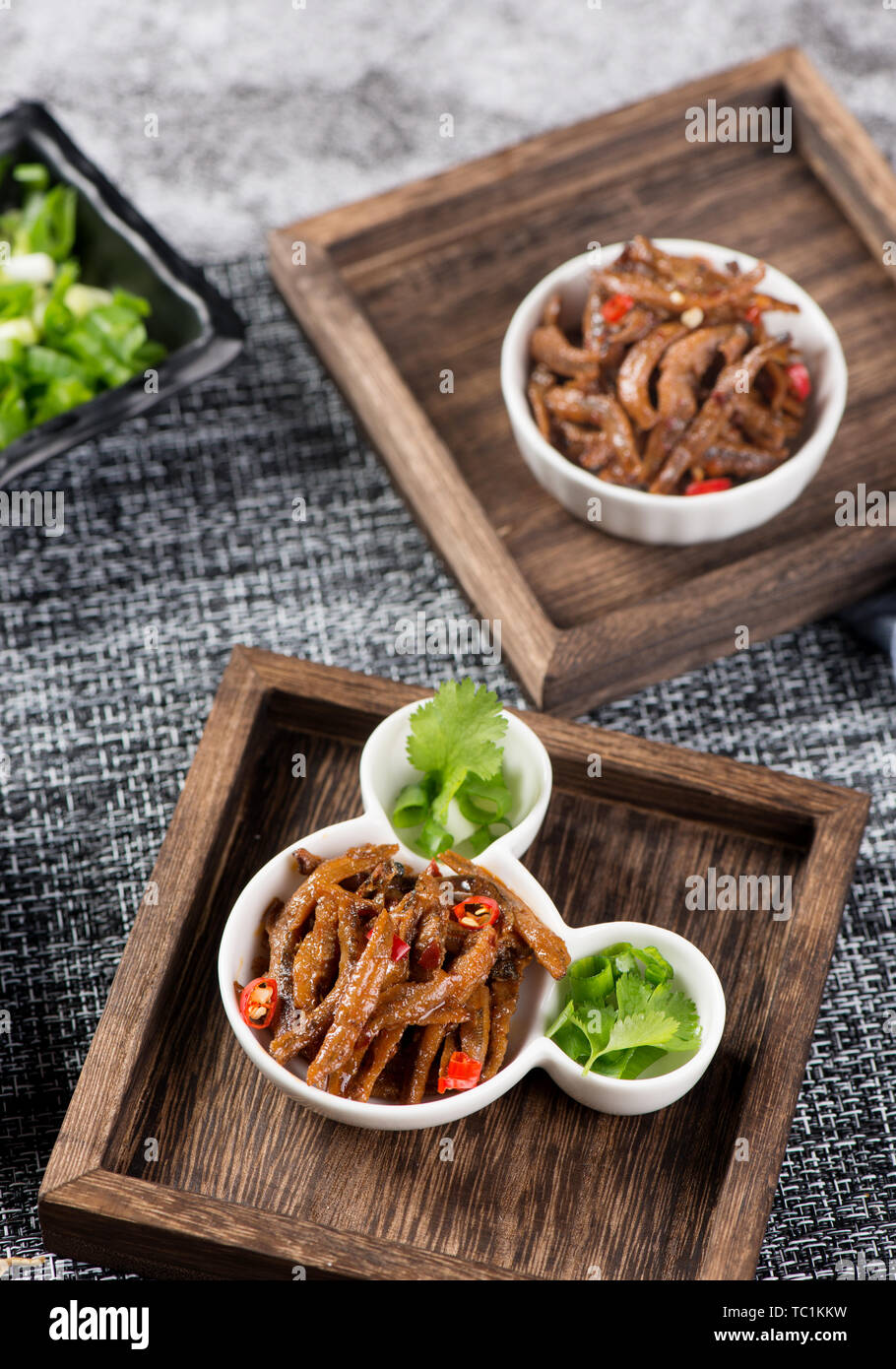 Beef shredded cabbage pickle pepper Stock Photo - Alamy