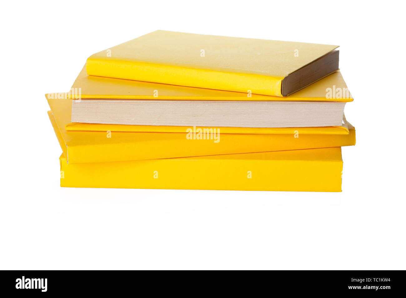 books isolated on white Stock Photo - Alamy