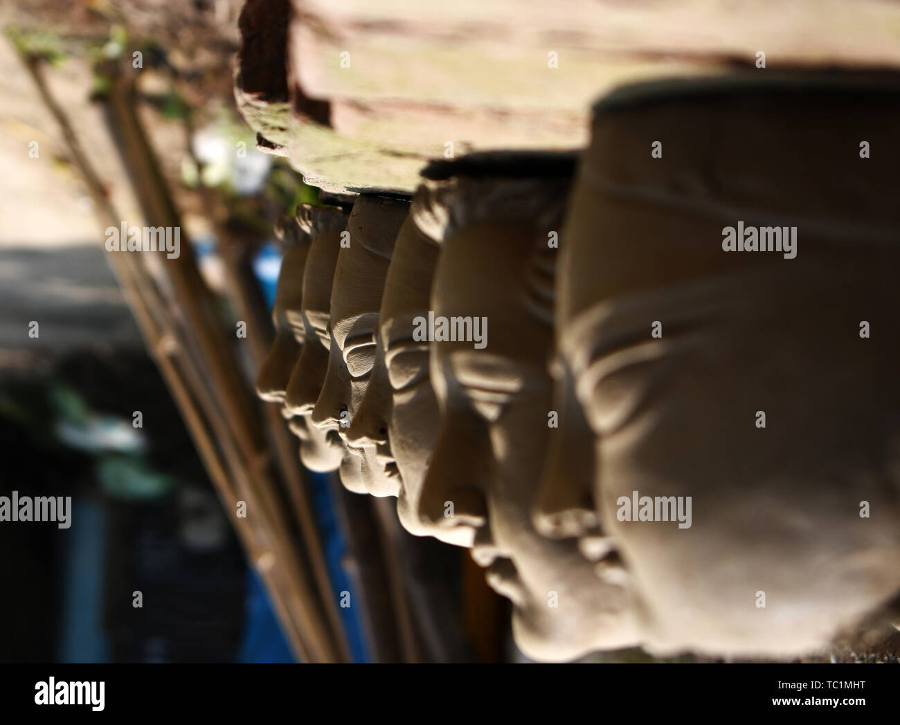 Making process of durga hi-res stock photography and images - Alamy