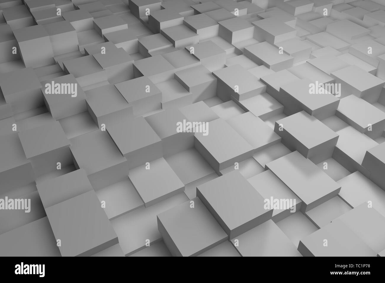 3D rendering, minimalist style gray cube background Stock Photo - Alamy