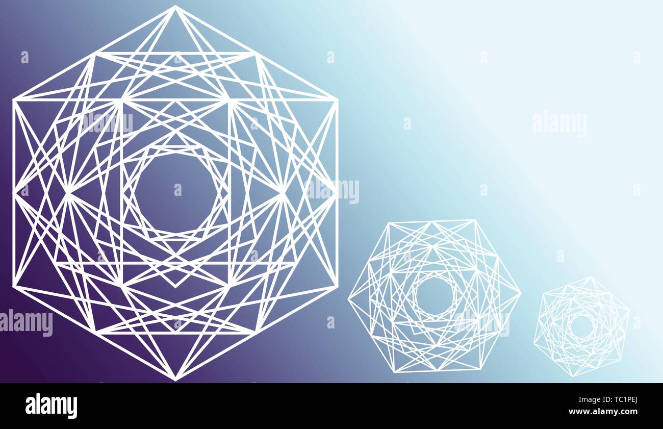 Geometry blue background Stock Vector Image & Art - Alamy