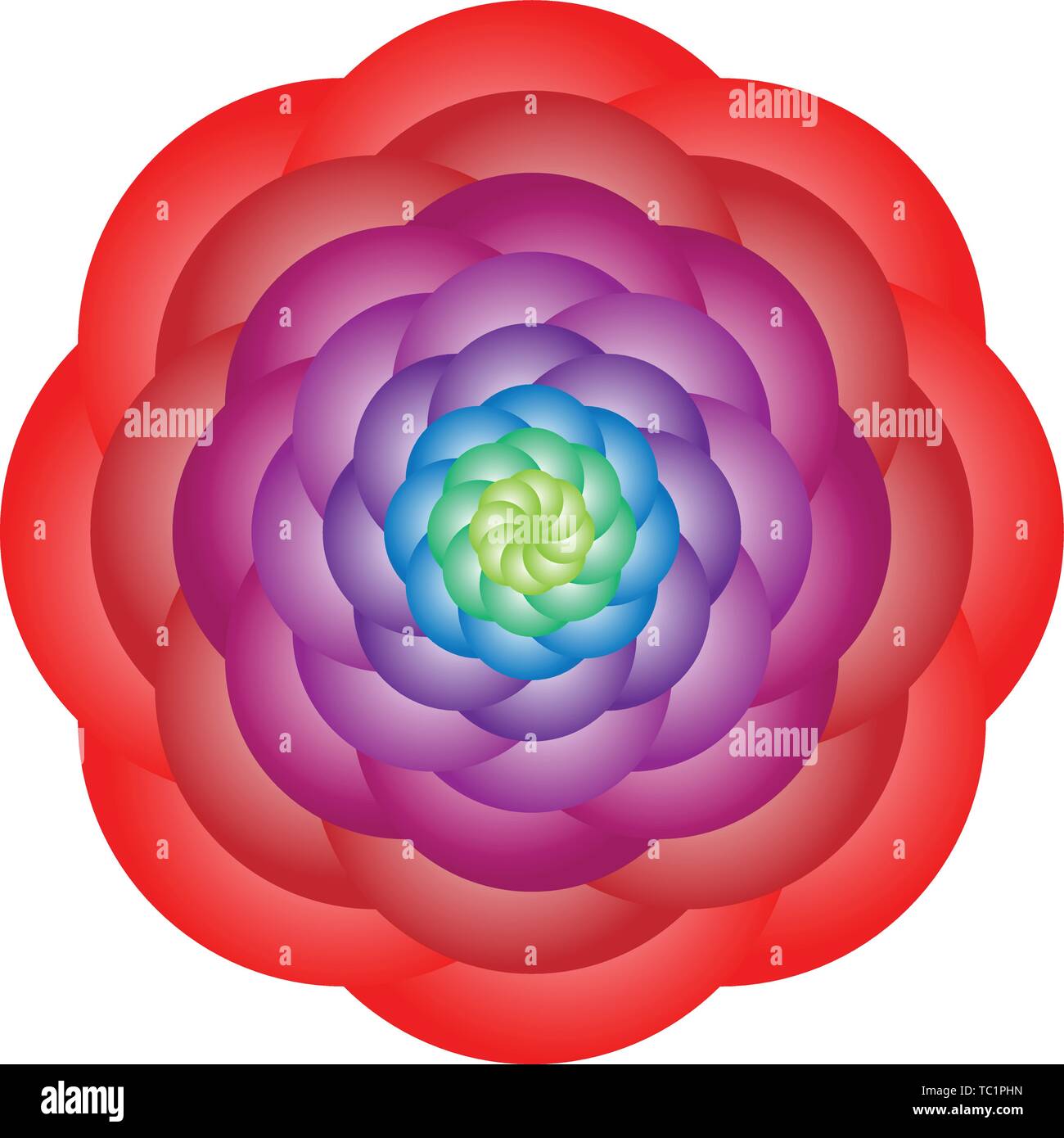 Red blossom Stock Vector Images - Alamy