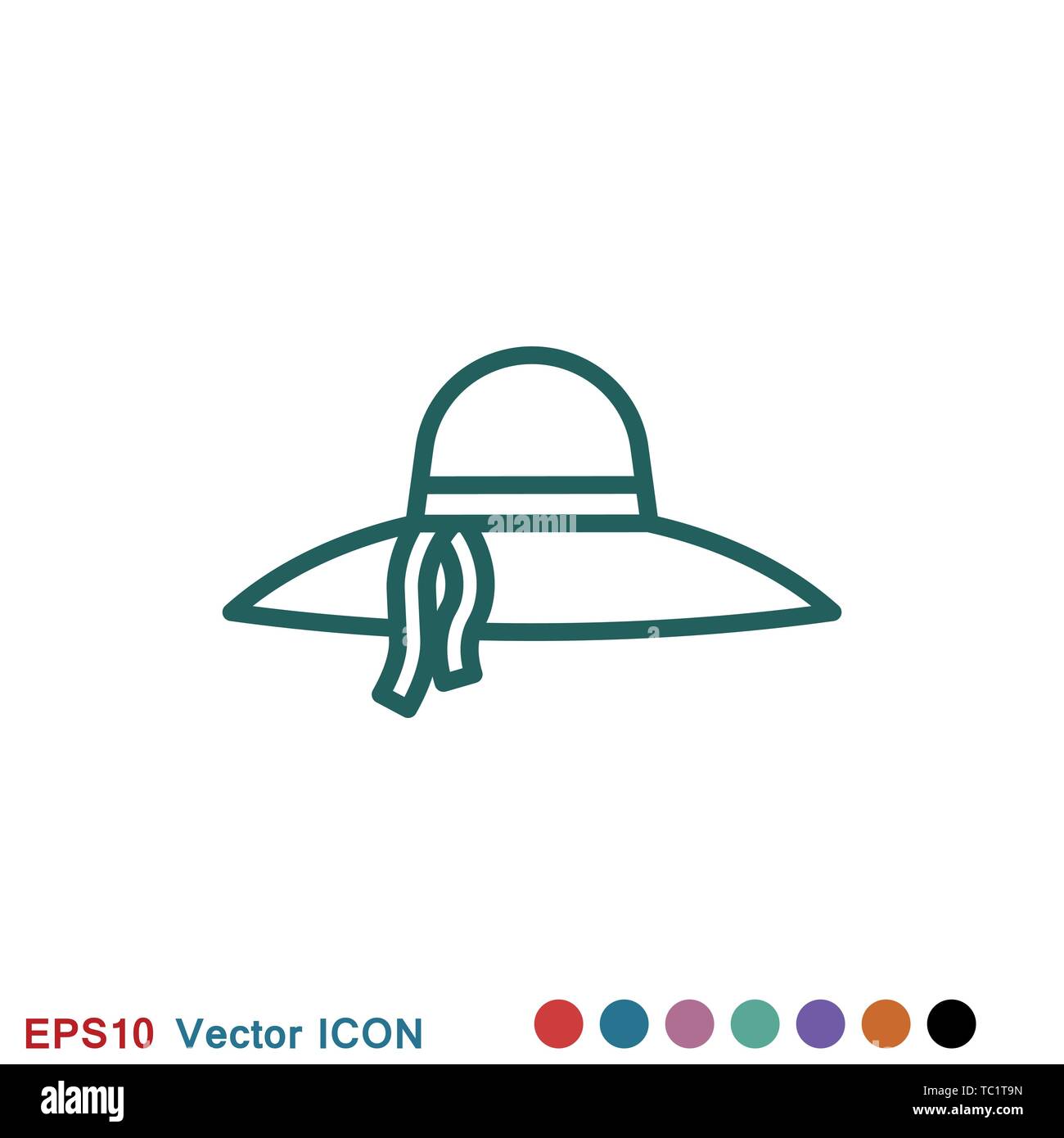 Hat icon logo, vector sign symbol for design Stock Vector Image & Art ...