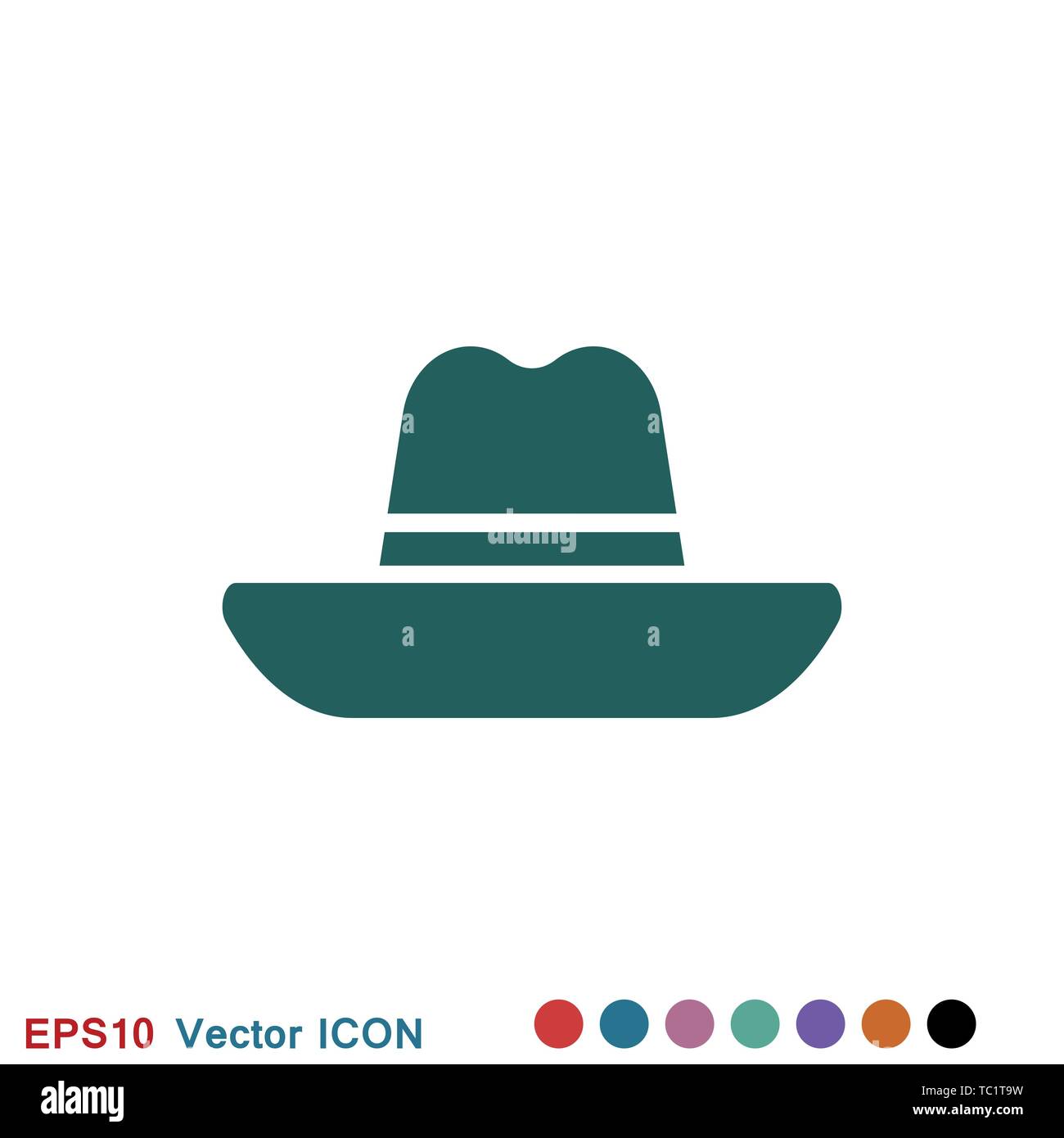 Hat icon logo, vector sign symbol for design Stock Vector Image & Art ...