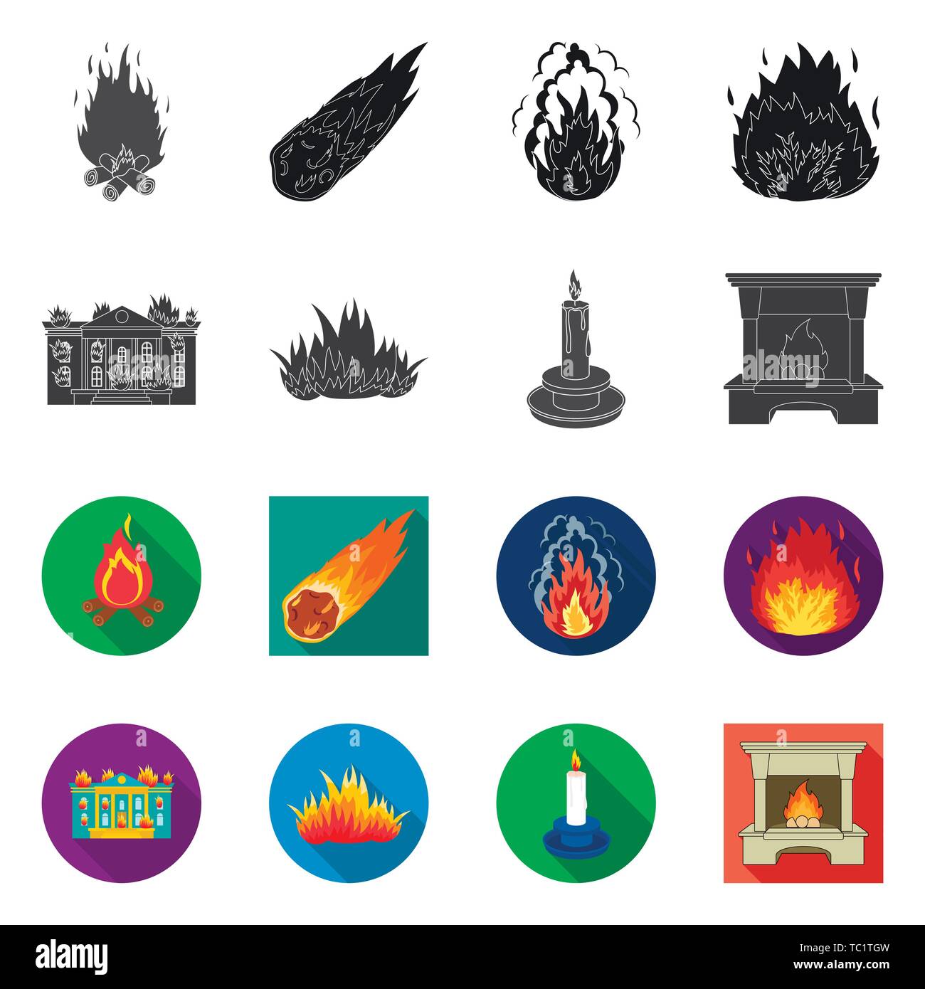 bonfire,meteorite,building,comic,candle,emergency,protection,fight,fire ...