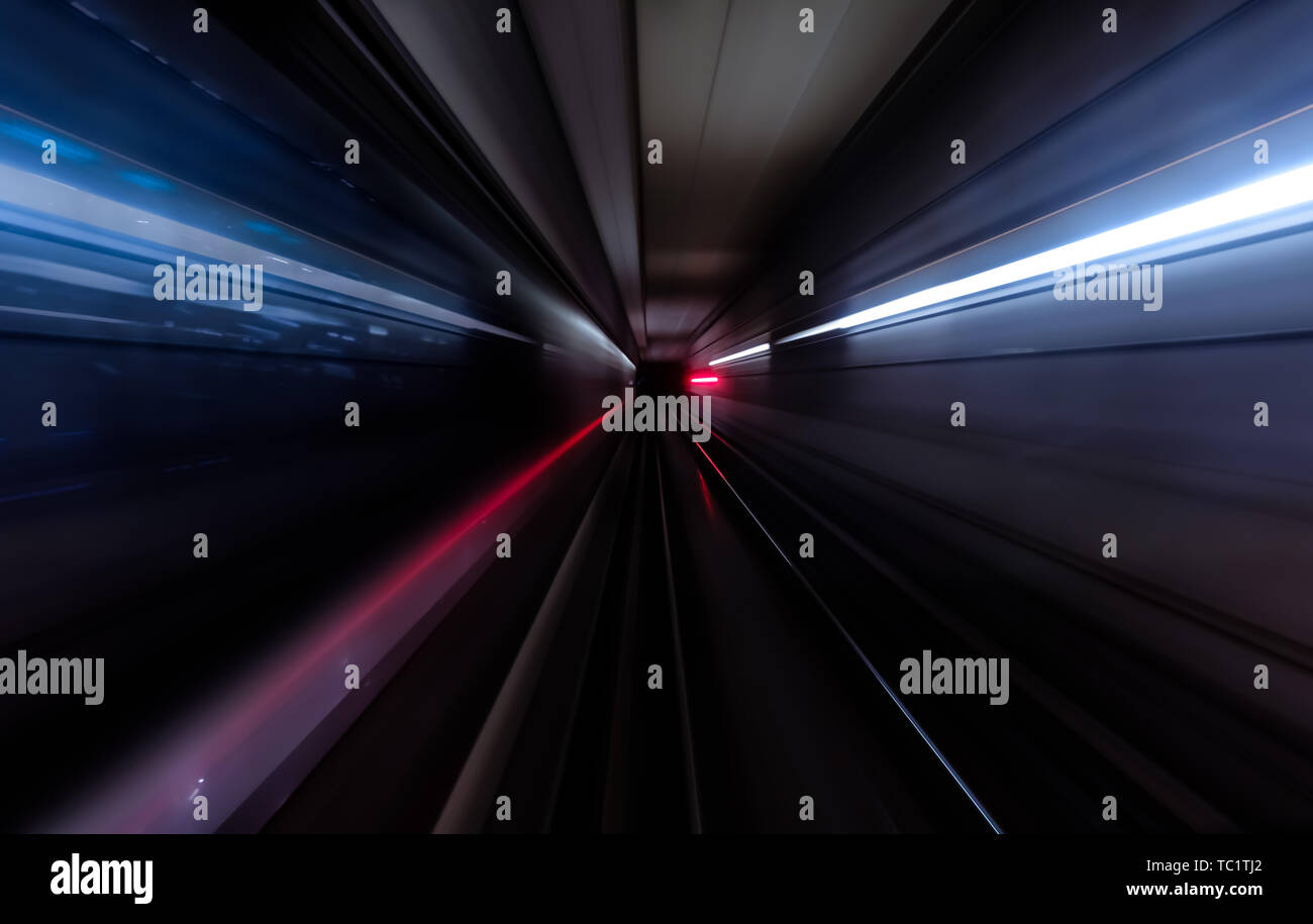 Rail tunnel light illuminated hi-res stock photography and images - Alamy