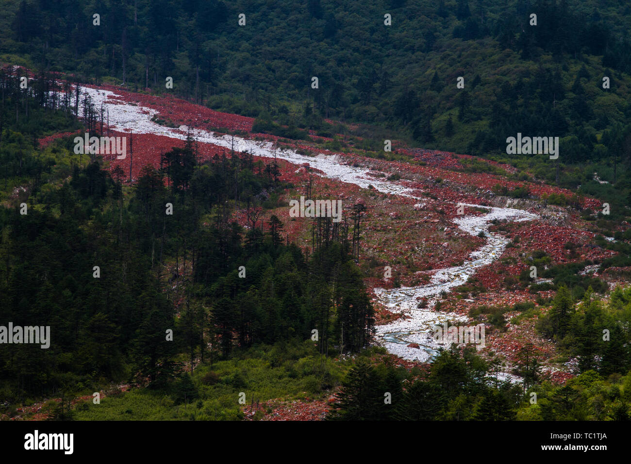 The world's only Redstone Valley Stock Photo - Alamy