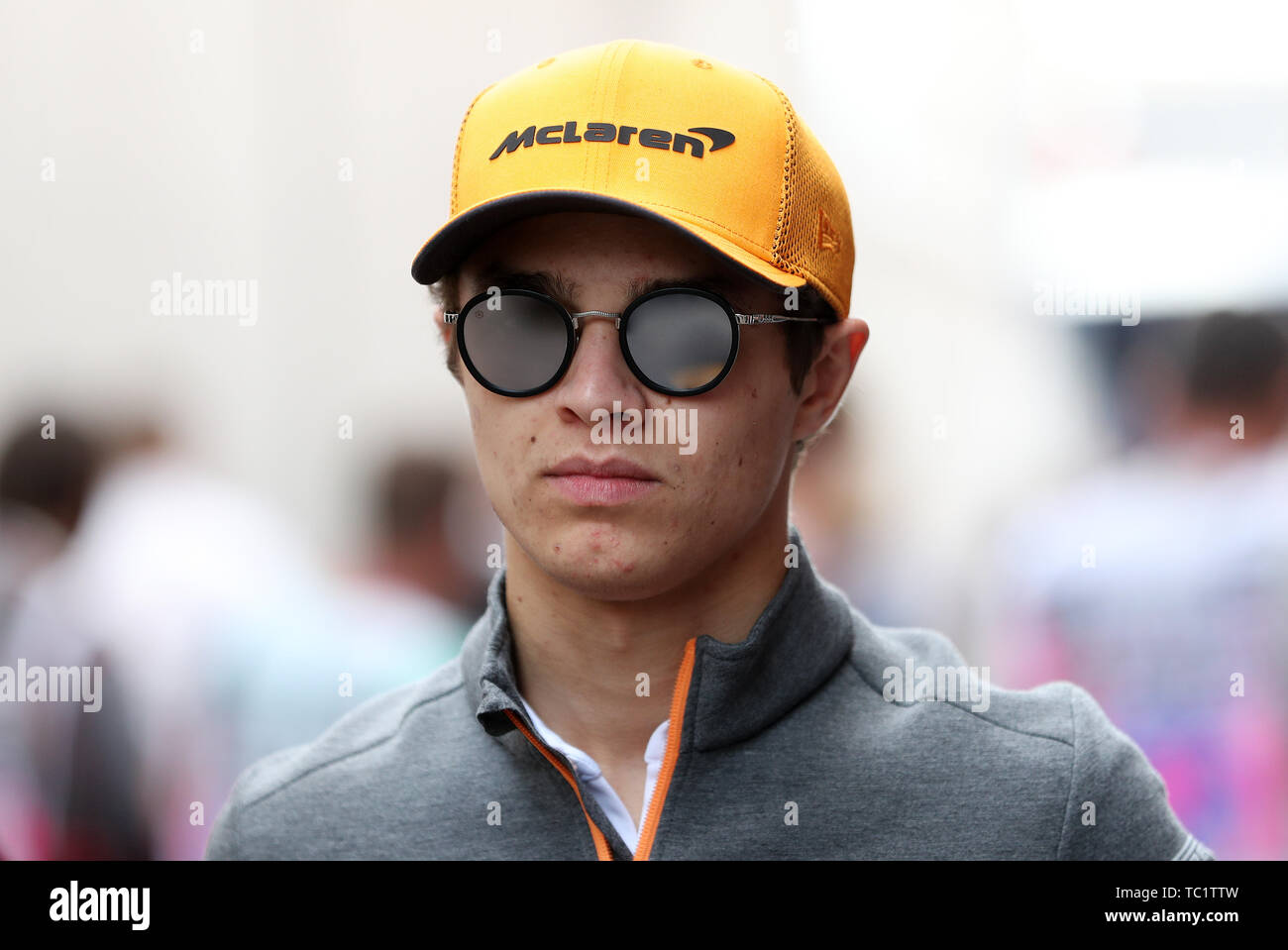 McLaren's Lando Norris during the 2019 Monaco Grand Prix at the Circuit ...