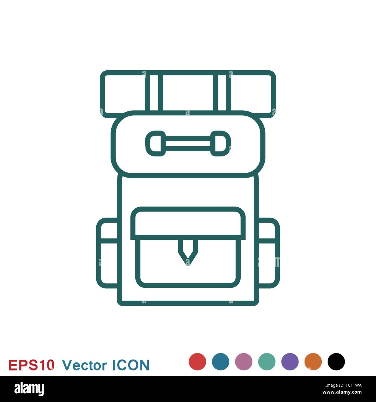 Kitbag vector vectors hi-res stock photography and images - Alamy