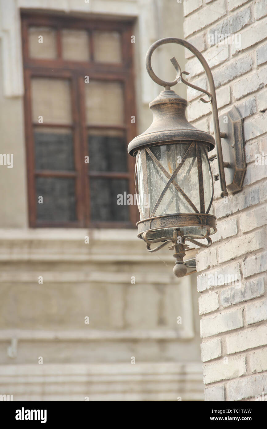 Old wall lights Stock Photo - Alamy