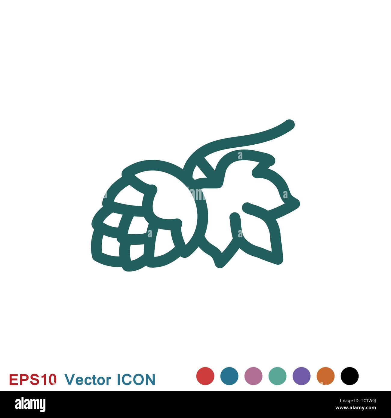 Hop icon logo, vector sign symbol for design Stock Vector Image & Art ...