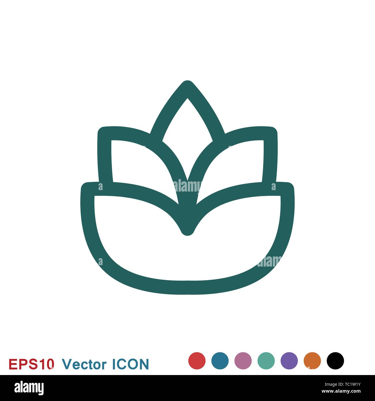 Hop icon logo, vector sign symbol for design Stock Vector Image & Art ...