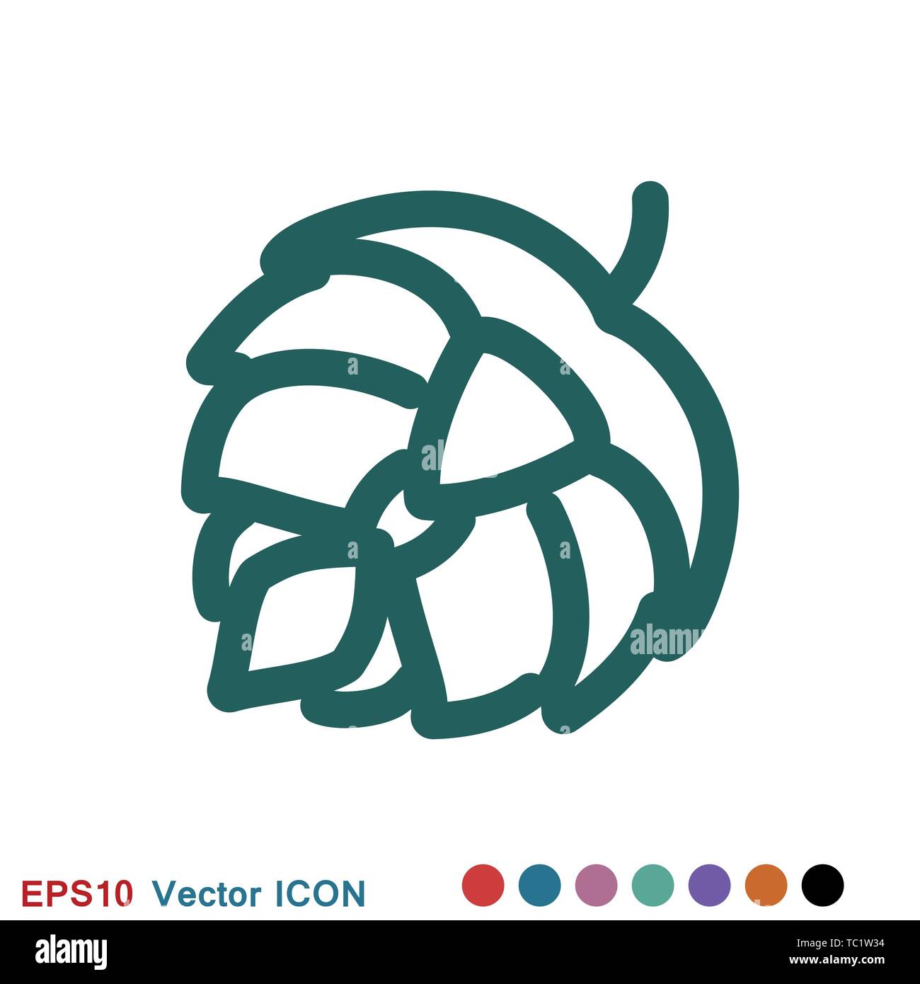 Hop icon logo, vector sign symbol for design Stock Vector Image & Art ...