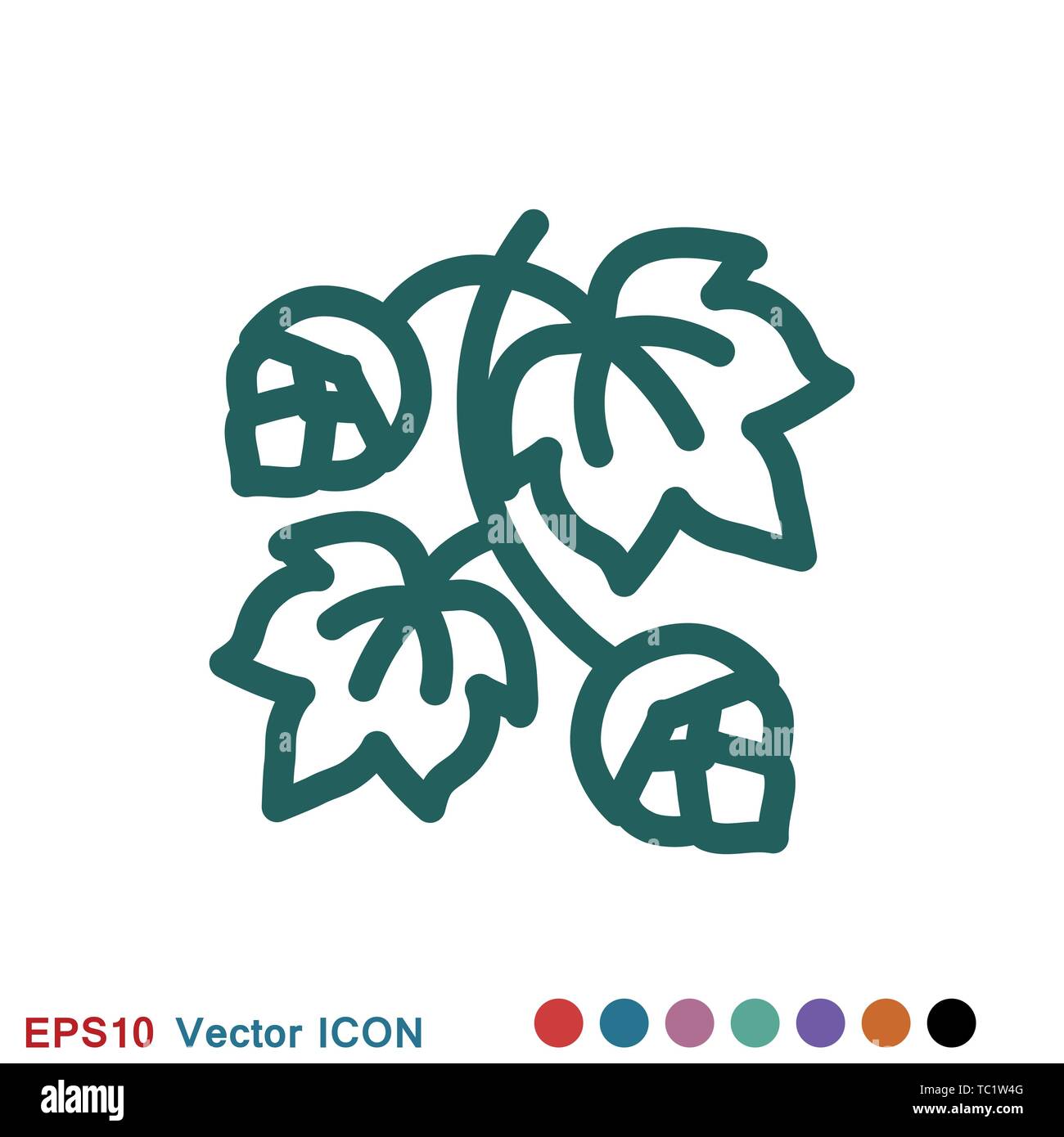 Hop icon logo, vector sign symbol for design Stock Vector Image & Art ...