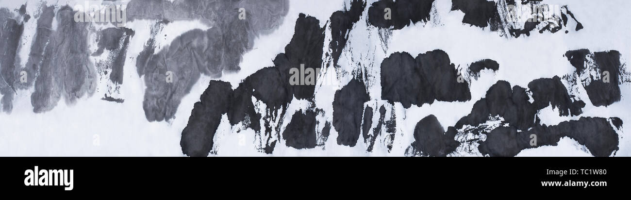 Ink mountains and rivers series Stock Photo - Alamy
