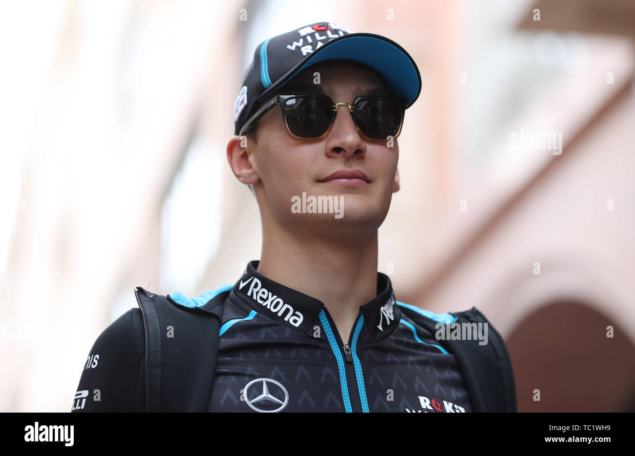 Williams' George Russell during the 2019 Monaco Grand Prix at the ...