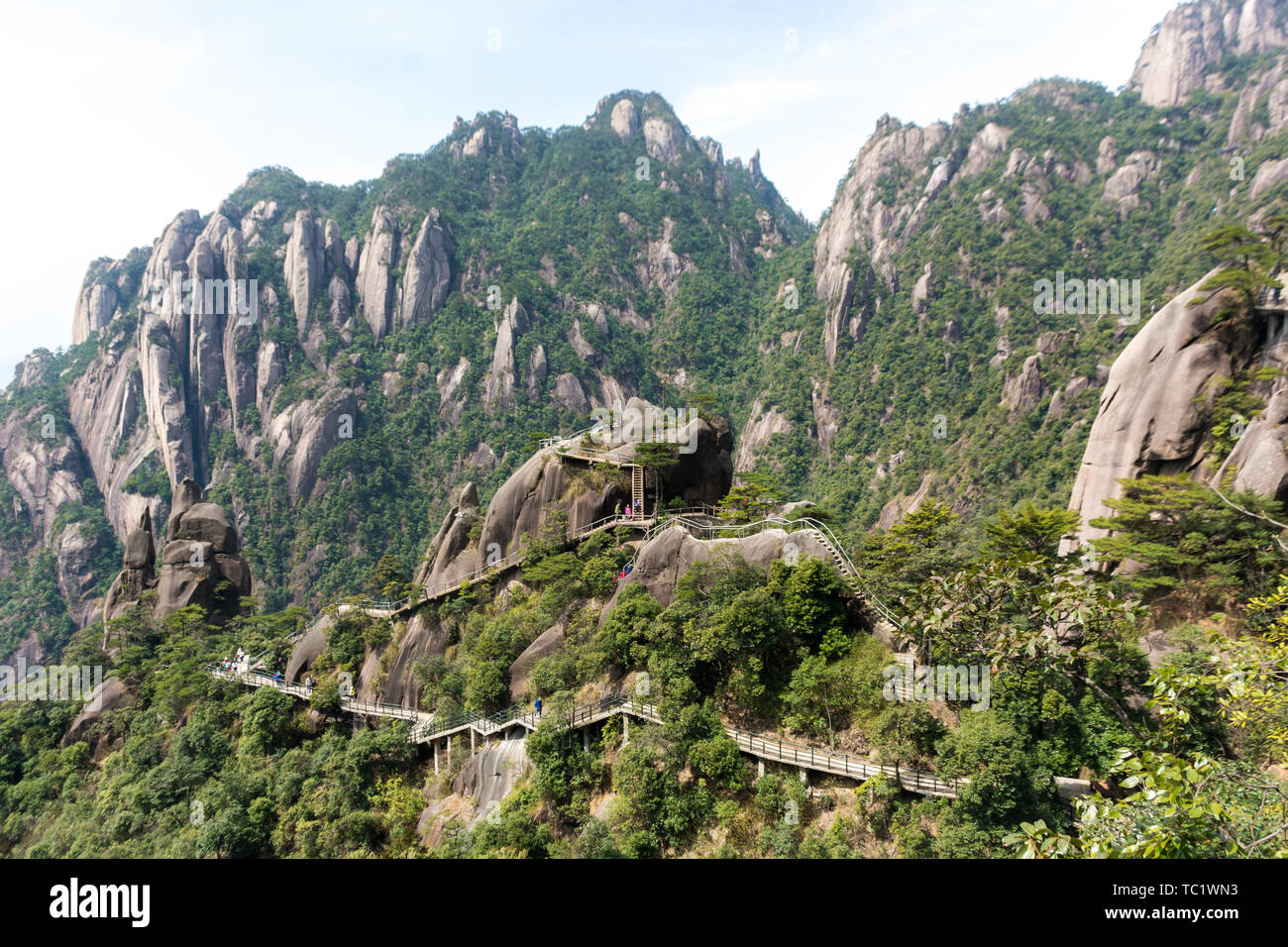 Jiangxi xianshan mountain peaks hi-res stock photography and images - Alamy