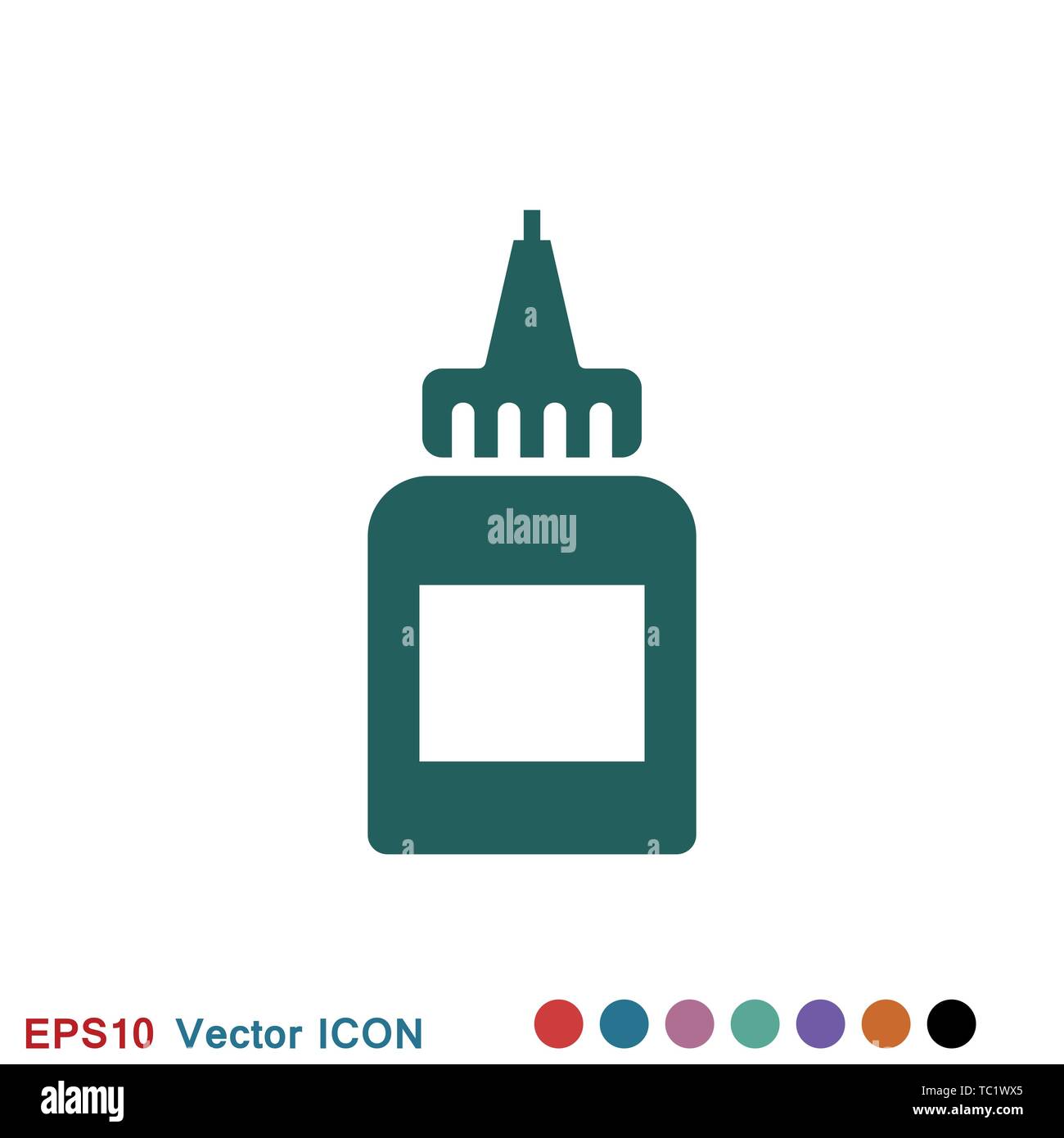 Quill ink icon logo, vector sign symbol for design Stock Vector Image ...