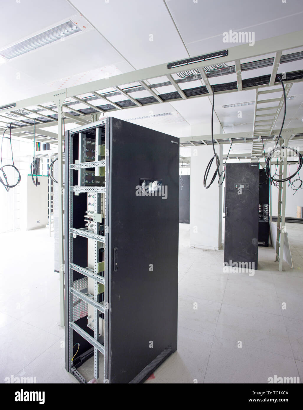 Interior of the machine room Stock Photo - Alamy