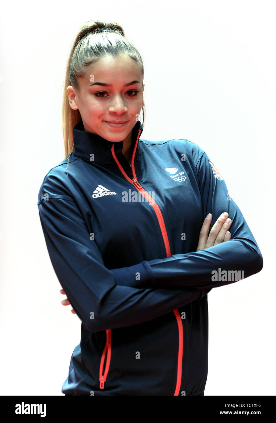Georgia Mae Fenton during the kitting out session for the 2019 Minsk ...
