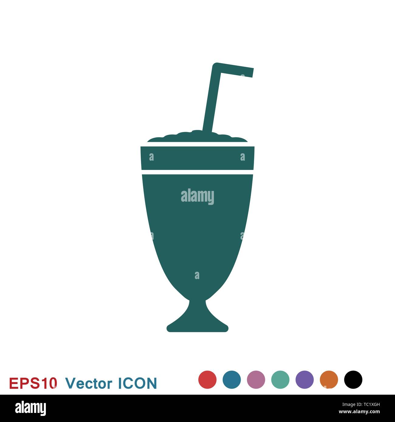 Latte coffee icon. logo, vector sign symbol for design Stock Vector ...