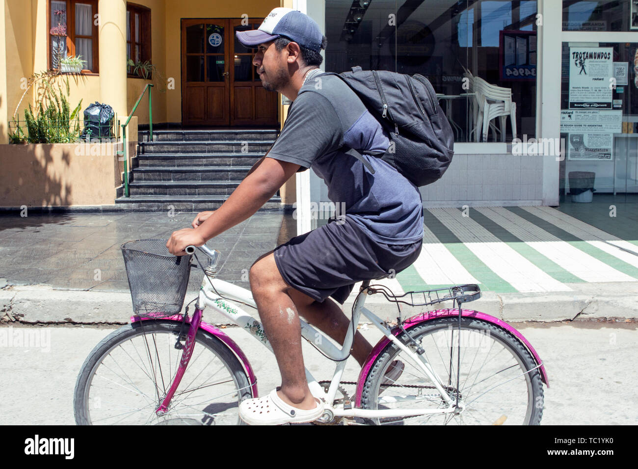 South America, Argentina, motorcade, mist, clouds, roads, roads, cactus ...