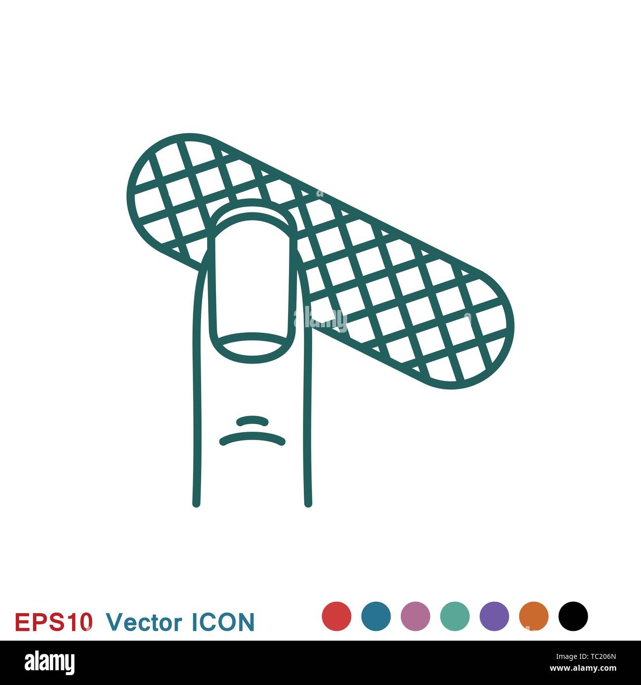 Manicure icon logo, vector sign symbol for design Stock Vector Image ...