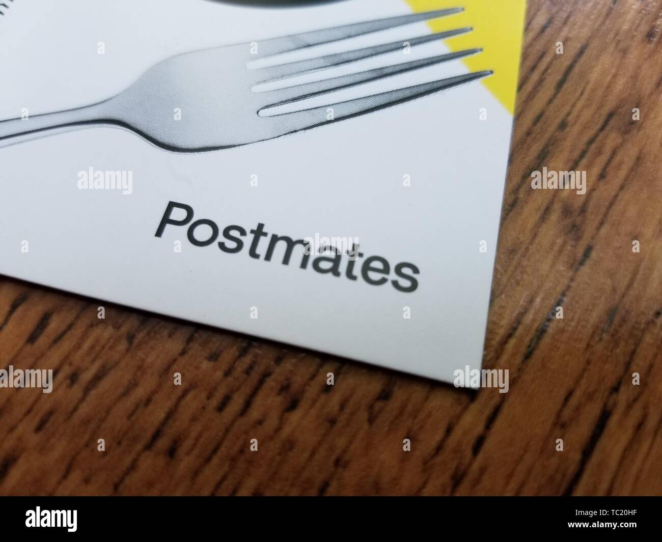 Food delivery service postmates hi-res stock photography and images - Alamy