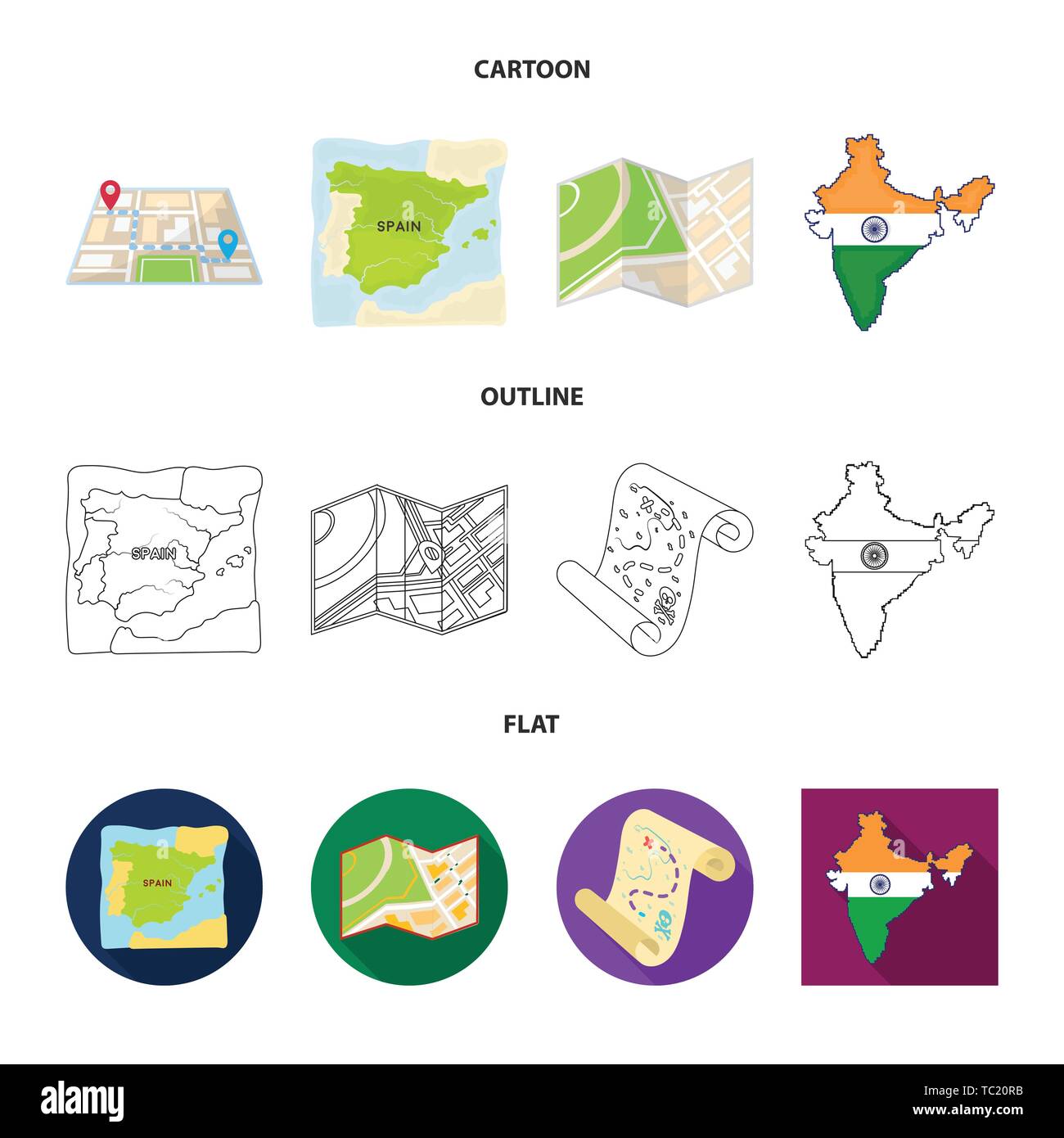 Vector illustration of middle and east symbol. Collection of middle and ...