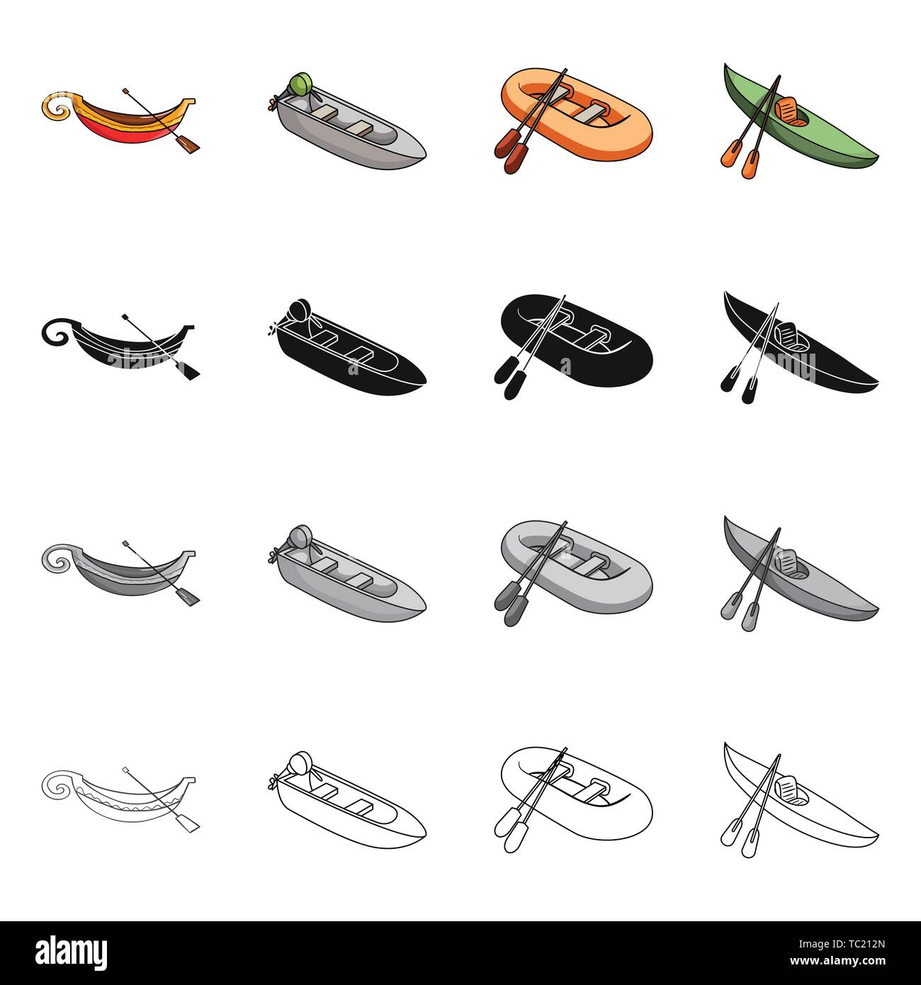 Vector design of sail and sea symbol. Collection of sail and regatta ...