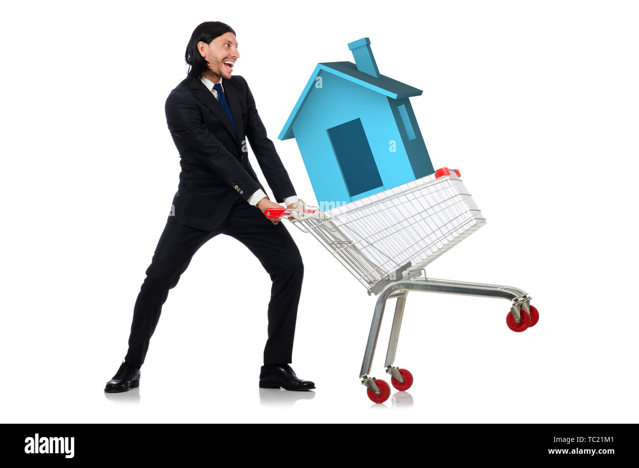 Man real estate rental Cut Out Stock Images & Pictures - Alamy