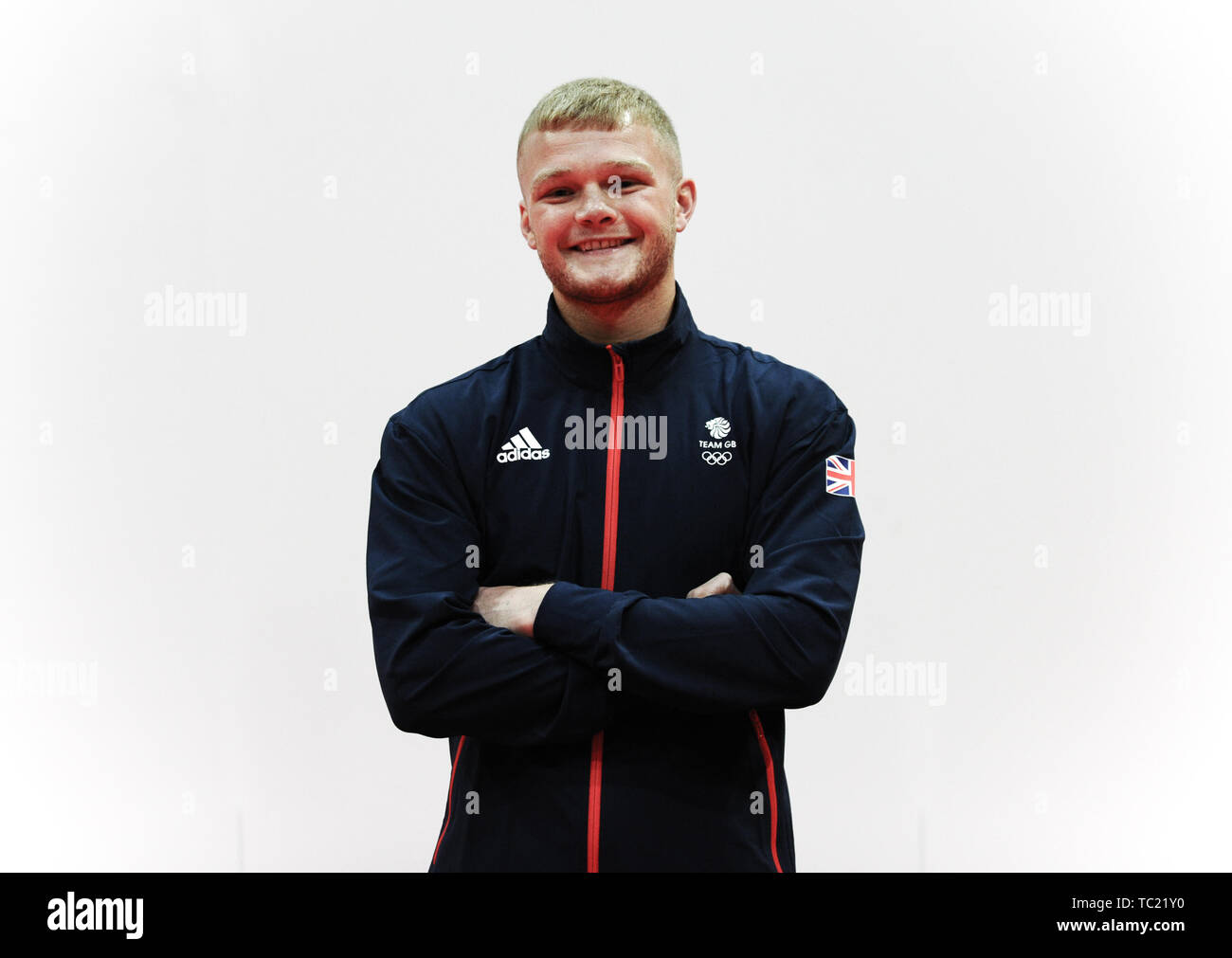 Callum French during the kitting out session for the 2019 Minsk ...