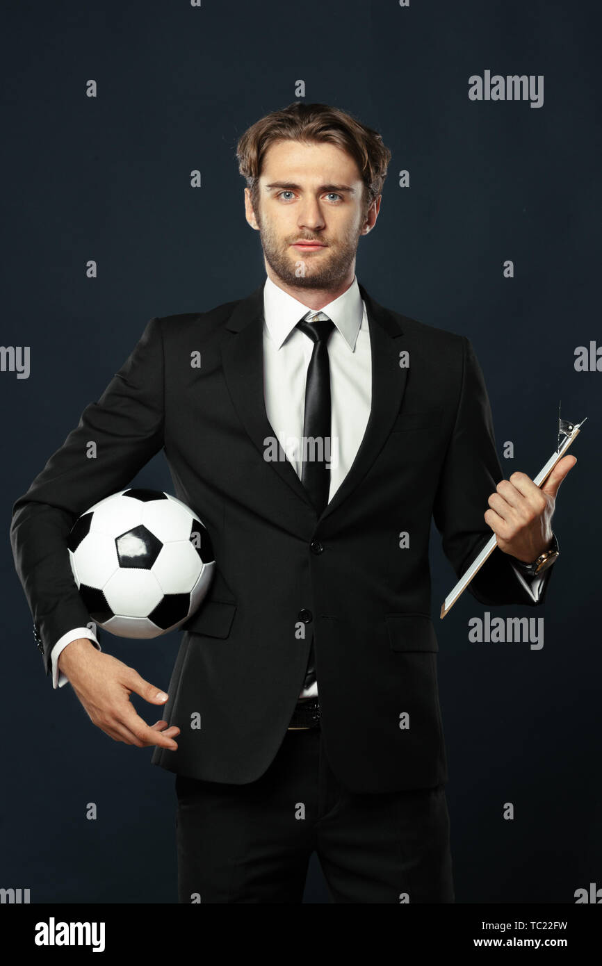 Coach, Business, Sport on black background Stock Photo - Alamy