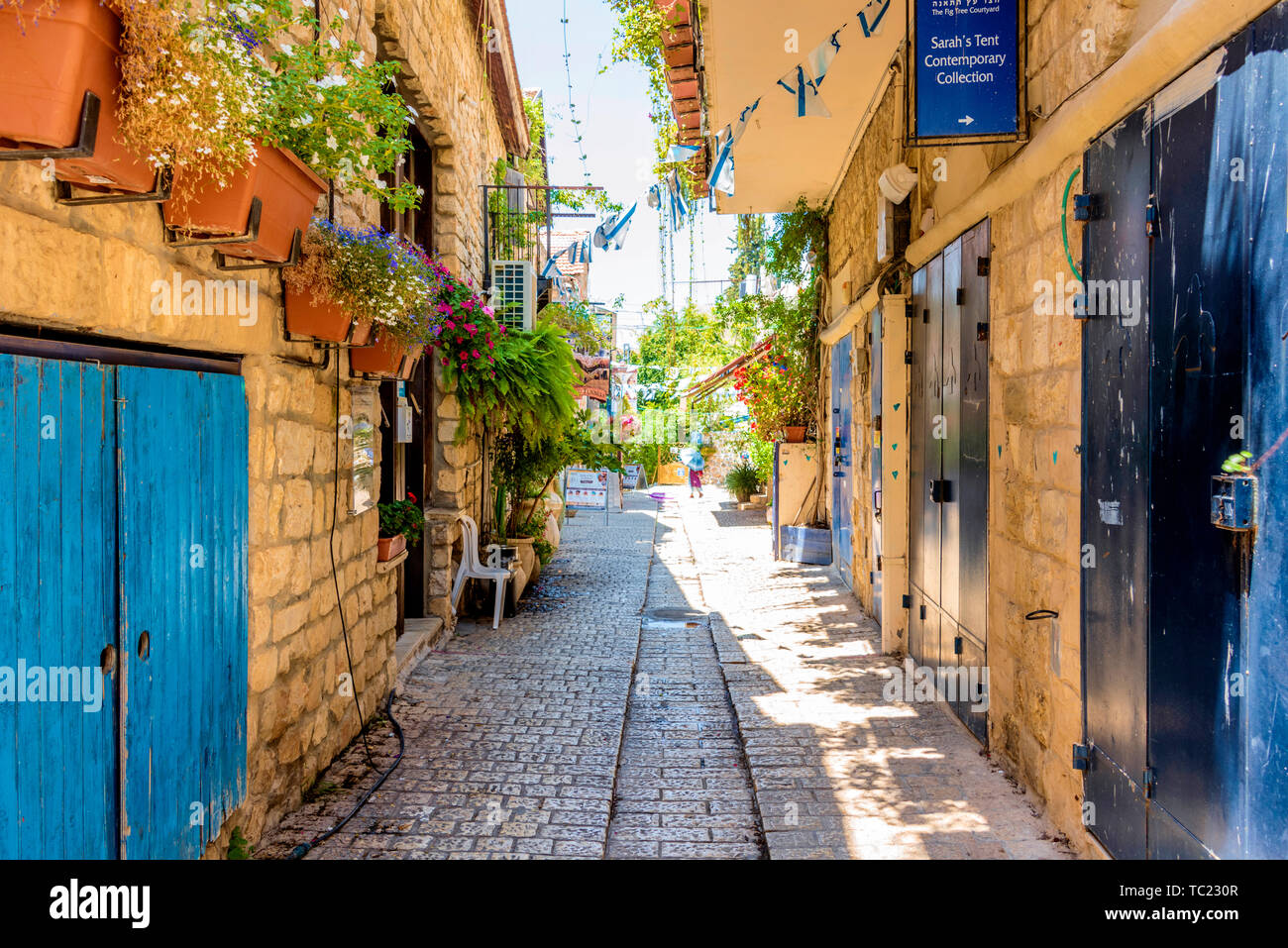 Small town of safed buildings hi-res stock photography and images - Alamy