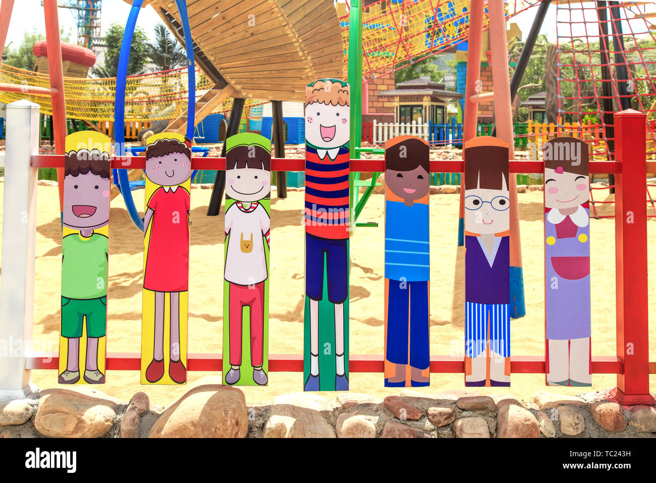 Playground recreation facilities Stock Photo - Alamy